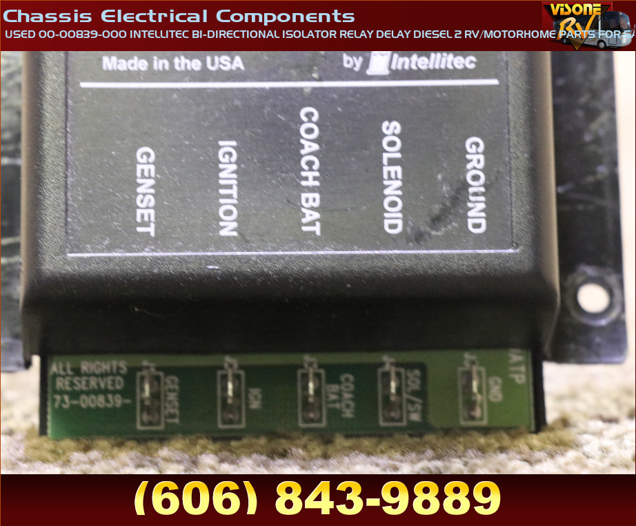 RV Chassis Parts USED 00-00839-000 INTELLITEC BI-DIRECTIONAL ISOLATOR ...