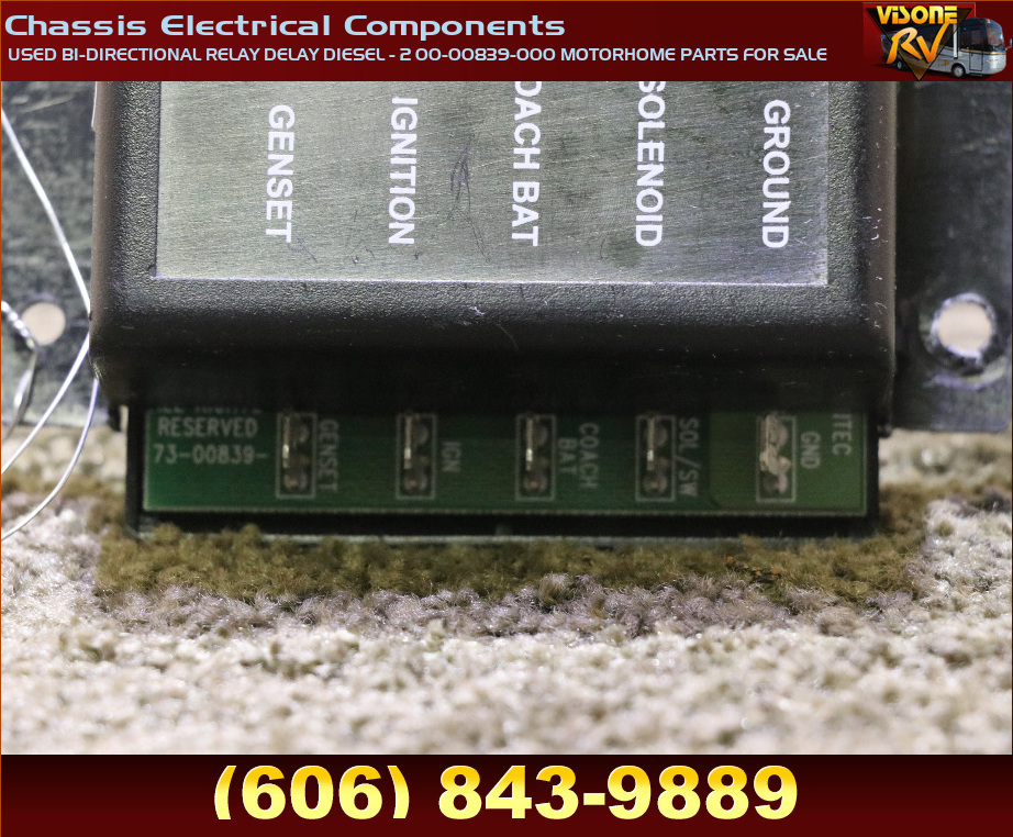 RV Chassis Parts USED BI-DIRECTIONAL RELAY DELAY DIESEL - 2 00-00839 ...