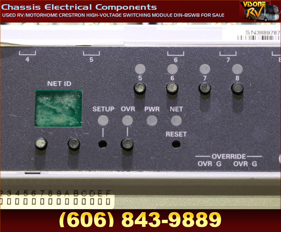 RV Chassis Parts USED RV/MOTORHOME CRESTRON HIGH-VOLTAGE SWITCHING ...