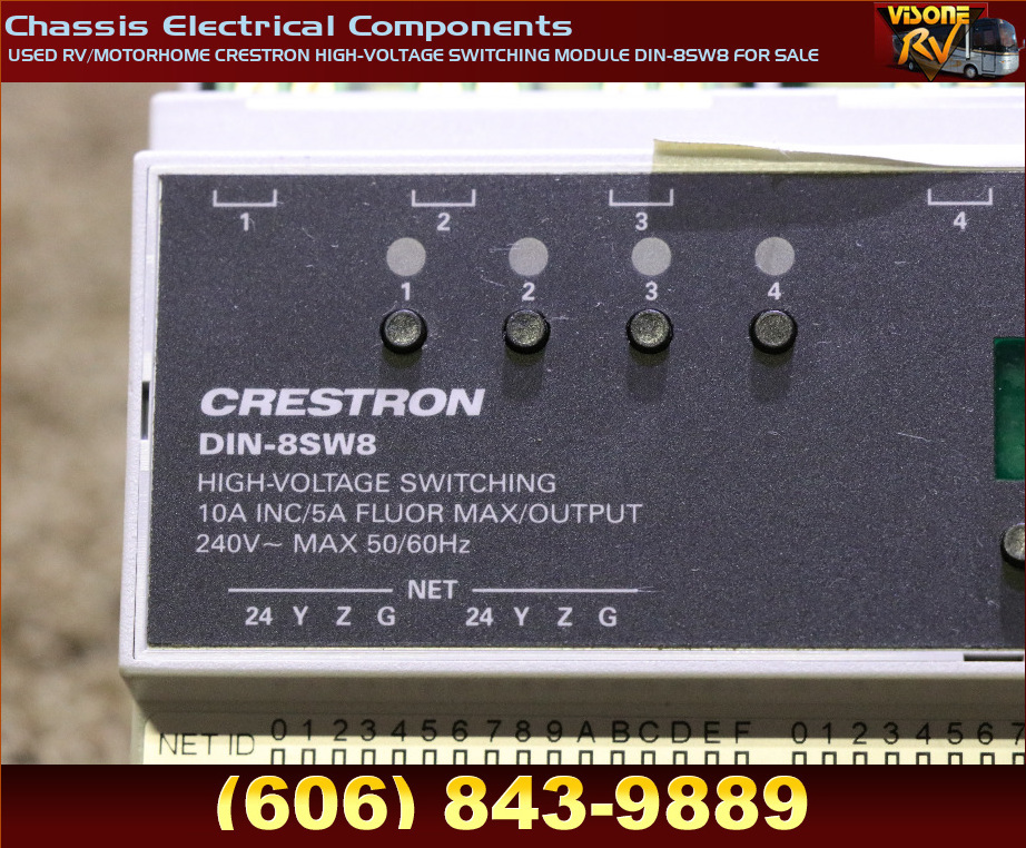 RV Chassis Parts USED RV/MOTORHOME CRESTRON HIGH-VOLTAGE SWITCHING ...
