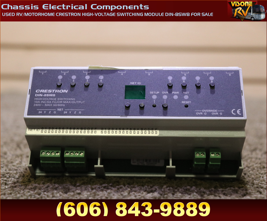 RV Chassis Parts USED RV/MOTORHOME CRESTRON HIGH-VOLTAGE SWITCHING ...