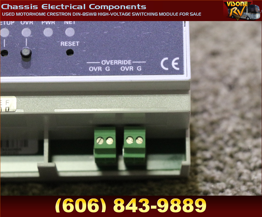 RV Chassis Parts USED MOTORHOME CRESTRON DIN-8SW8 HIGH-VOLTAGE ...