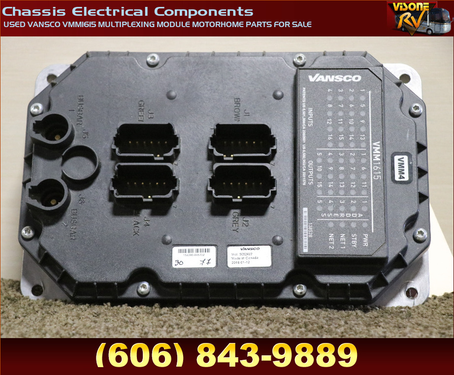 RV Chassis Parts USED VANSCO VMM1615 MULTIPLEXING MODULE MOTORHOME ...