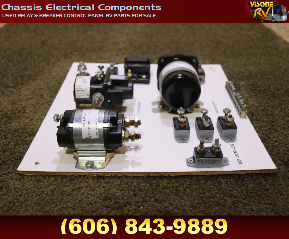 RV Chassis Parts USED RELAY & BREAKER CONTROL PANEL RV PARTS FOR SALE ...