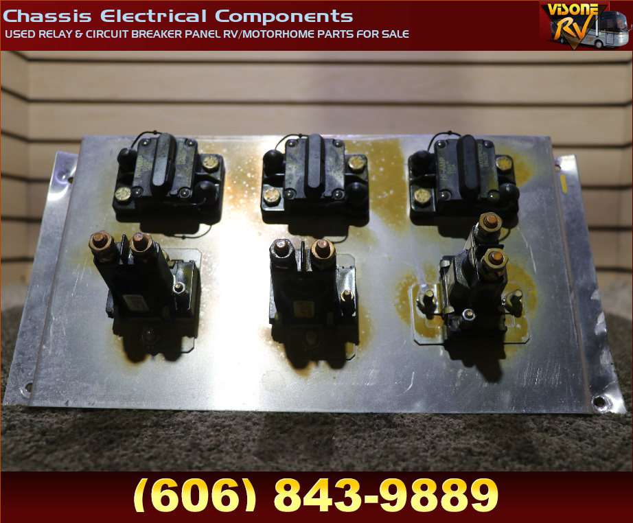 RV Chassis Parts USED RELAY & CIRCUIT BREAKER PANEL RV/MOTORHOME PARTS ...