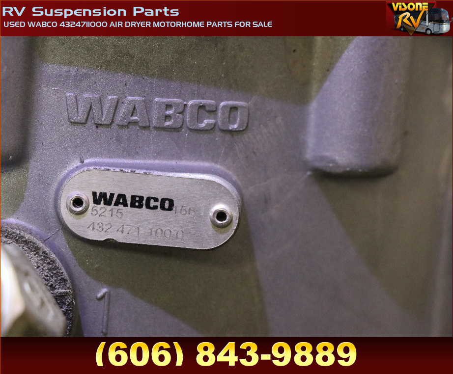 RV Chassis Parts USED WABCO 4324711000 AIR DRYER MOTORHOME PARTS FOR ...