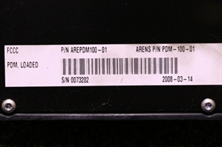 RV Chassis Parts USED AREPDM100-01 ARENS POWER DISTRIBUTION MODULE RV ...